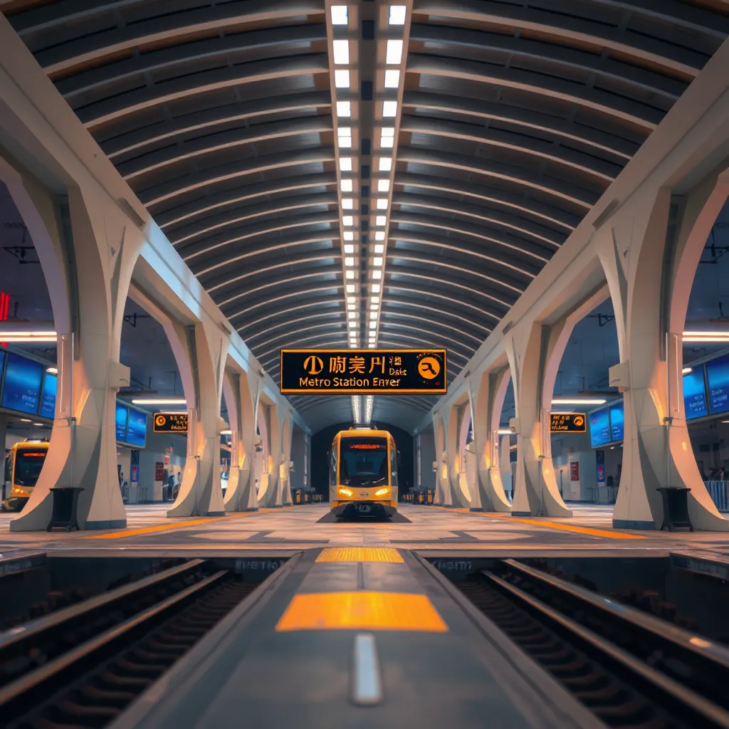 Exploring Al Barsha Metro Station in Dubai